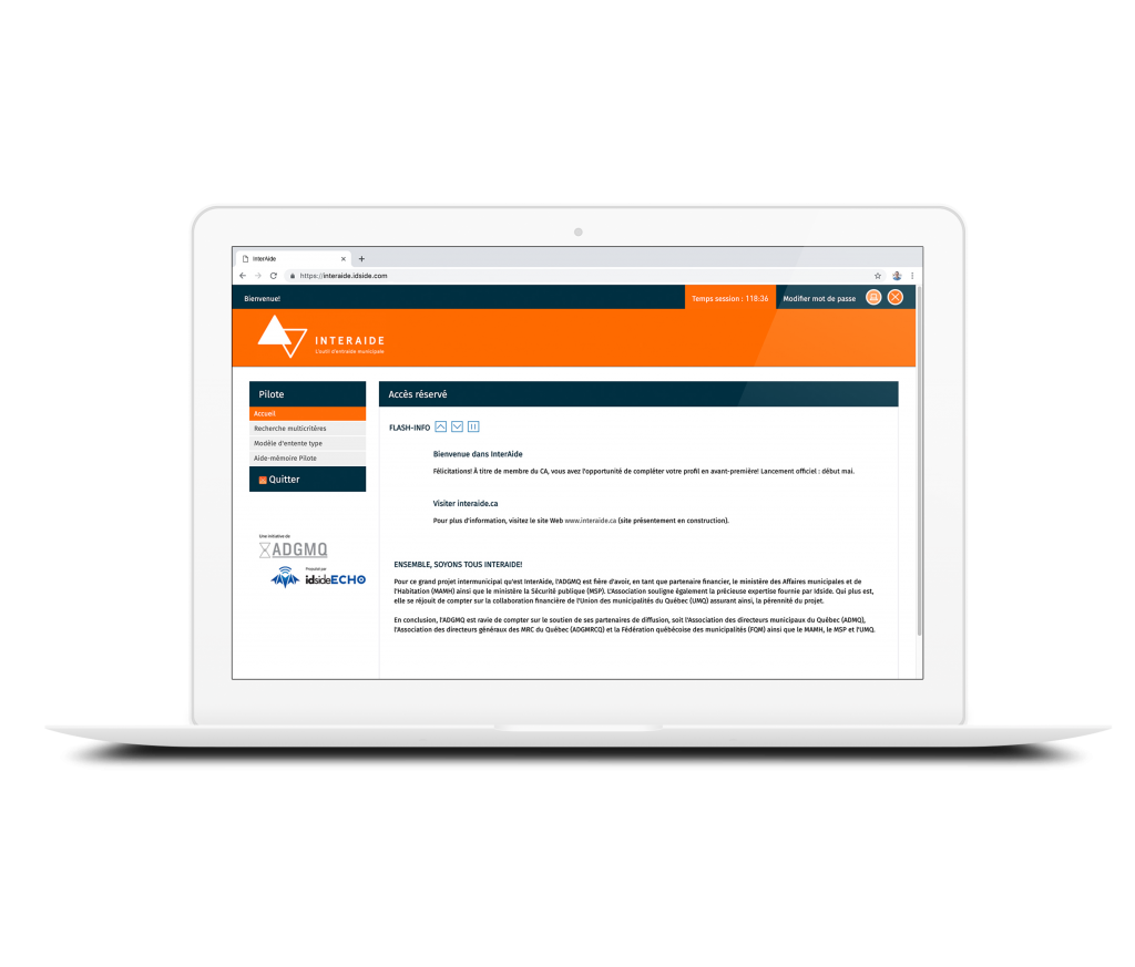 Interaide - Le réseau d’entraide intermunicipale au Québec